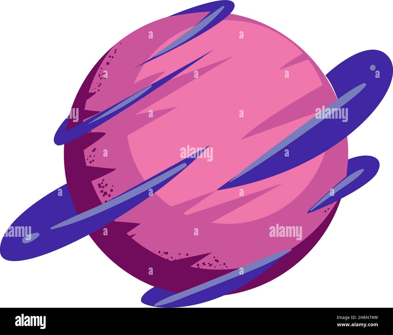 pink planet illustration over white Stock Vector Image & Art - Alamy