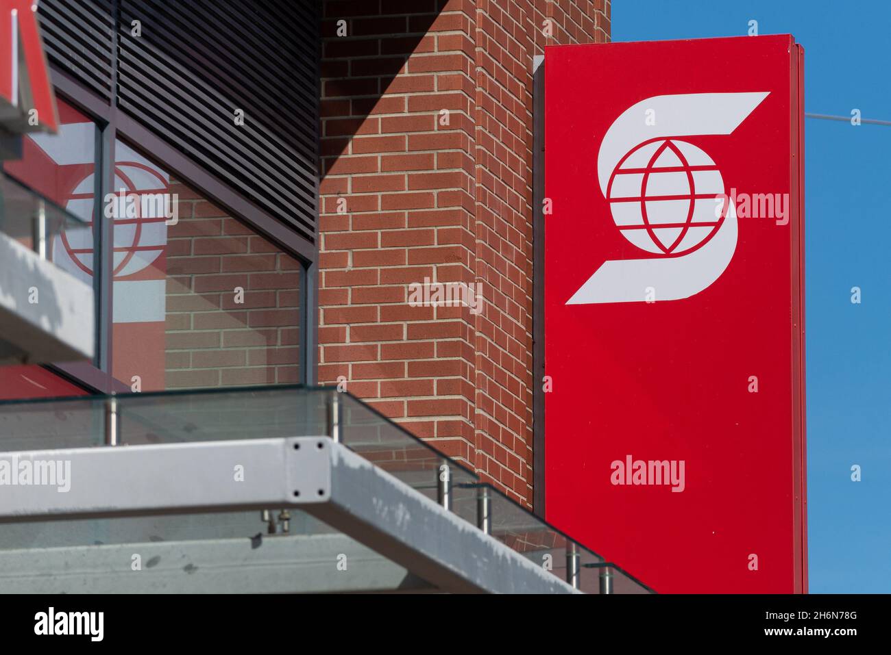 Toronto, ON, Canada - August 10, 2021: The logo and brand sign of ...