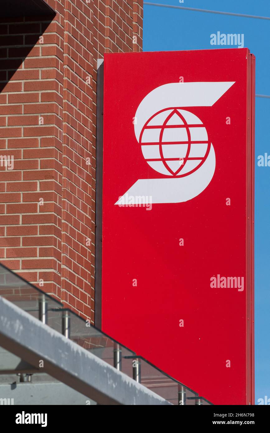 Toronto, ON, Canada - August 10, 2021: The logo and brand sign of ...