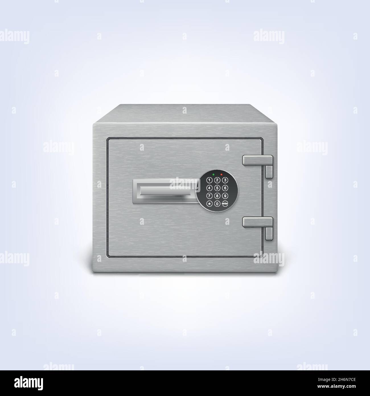 Safe with electronic lock Stock Vector Image & Art - Alamy