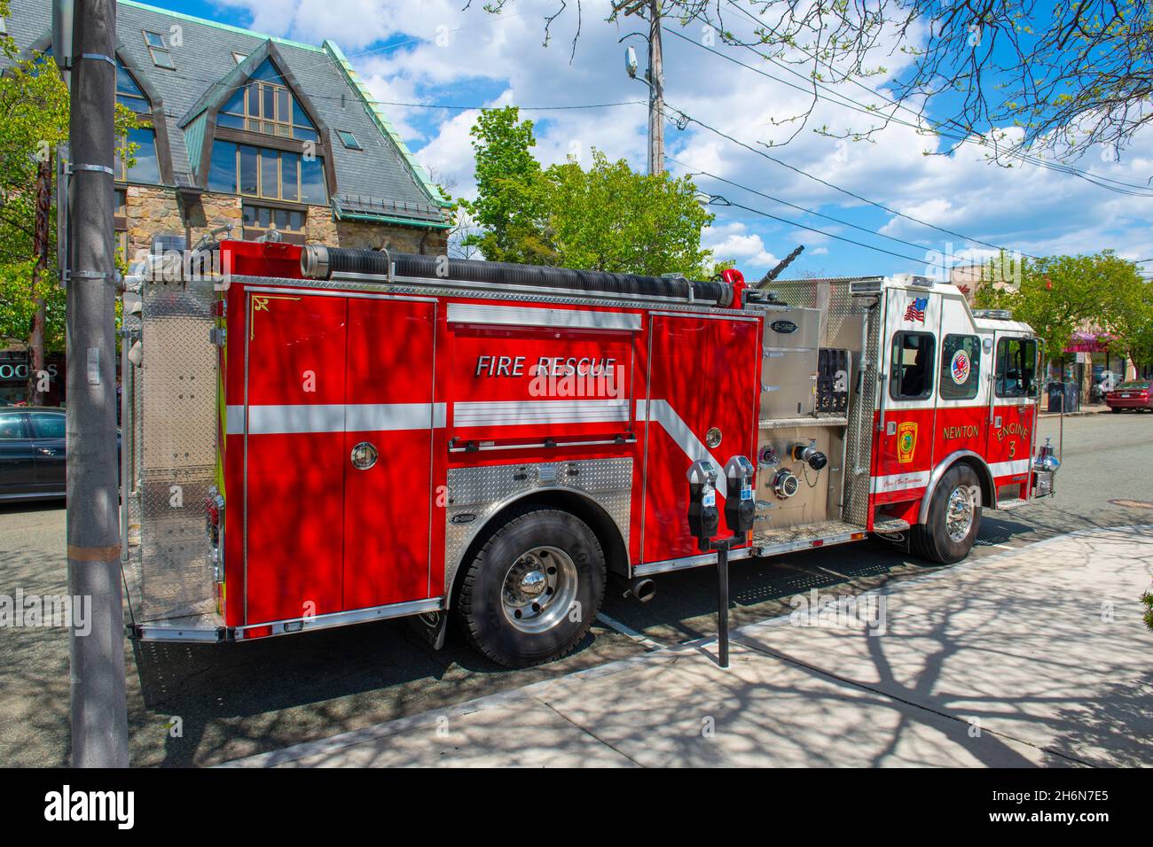 Newton fire department hi-res stock photography and images - Alamy