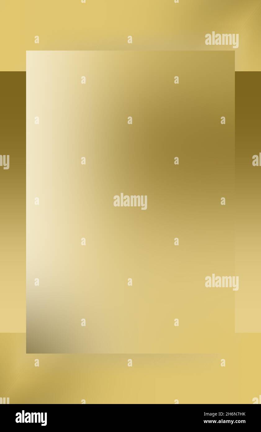 An abstract golden gradient border background image Stock Photo - Alamy