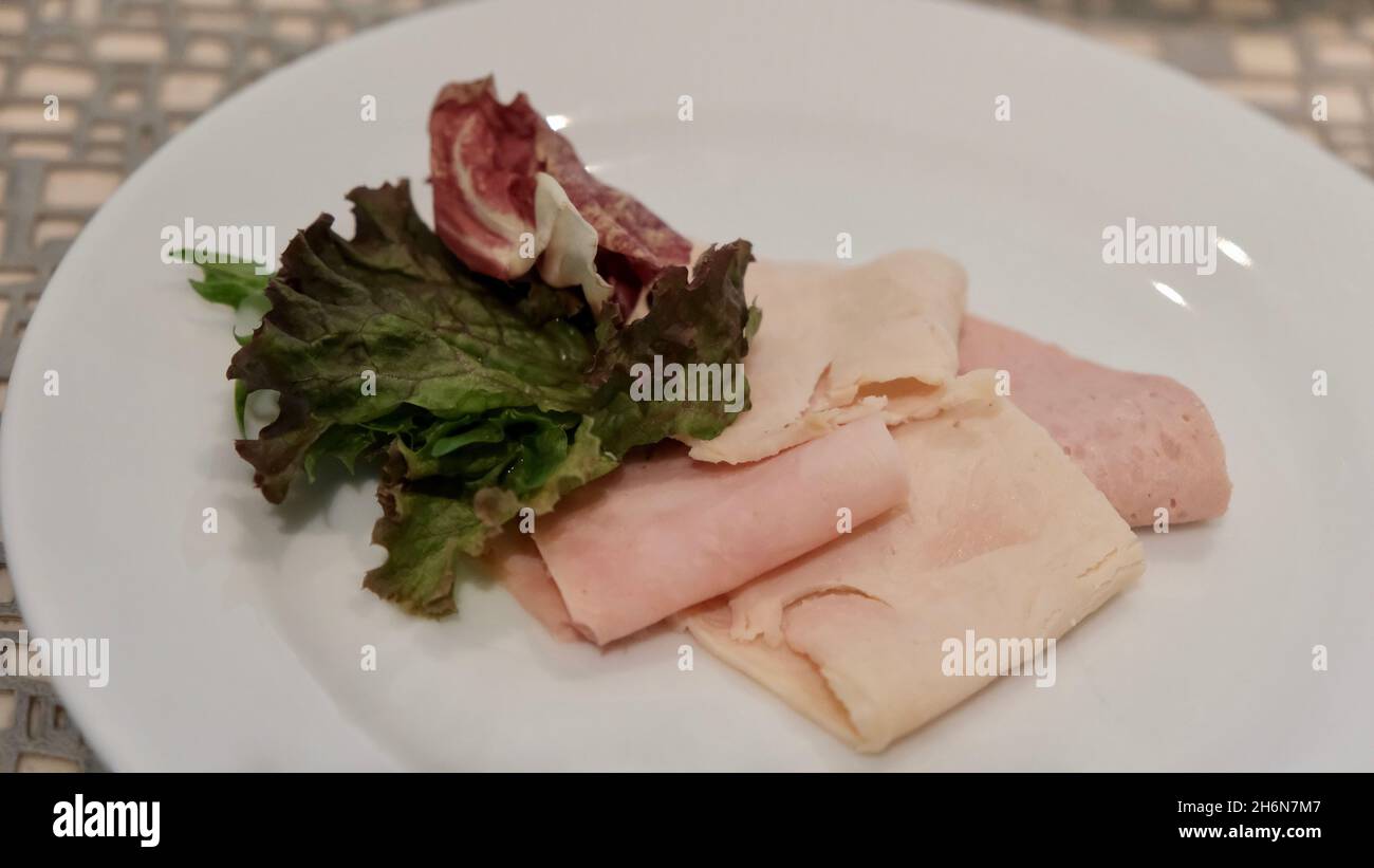 Cold Cuts Plate with Vegetables Espresso Cafe at InterContinental Hotel ...