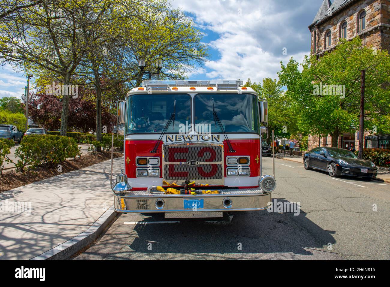 Newton fire department hi-res stock photography and images - Alamy
