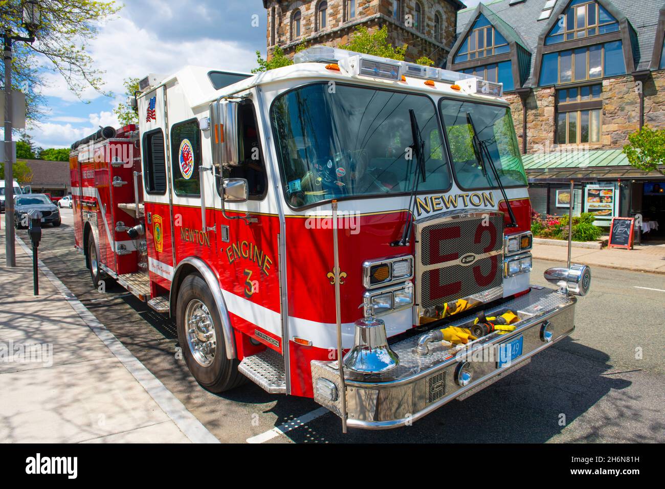 Newton fire department hi-res stock photography and images - Alamy