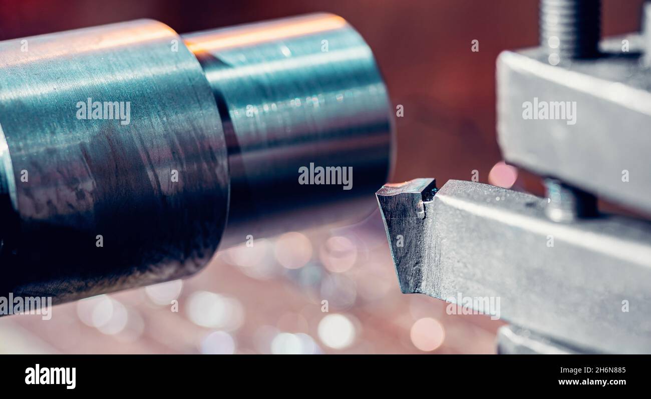 Banner Industry machine iron tools. CNC turning cutting metal is ...