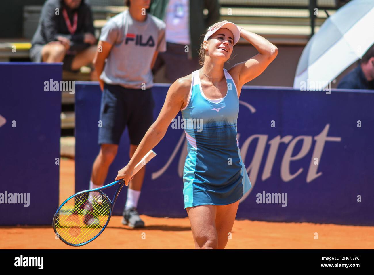 Anna Bondar (Hungary). Argentina Open WTA 2021, Semifinal Stock Photo - Alamy
