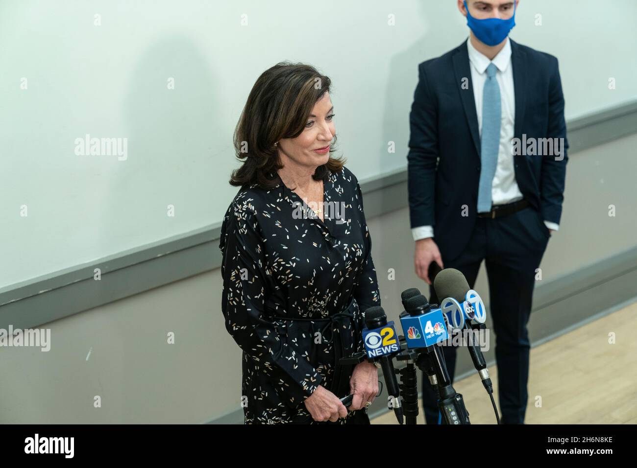 New York, NY - November 16, 2021: Governor Kathy Hochul signs LGBTQ+ ...
