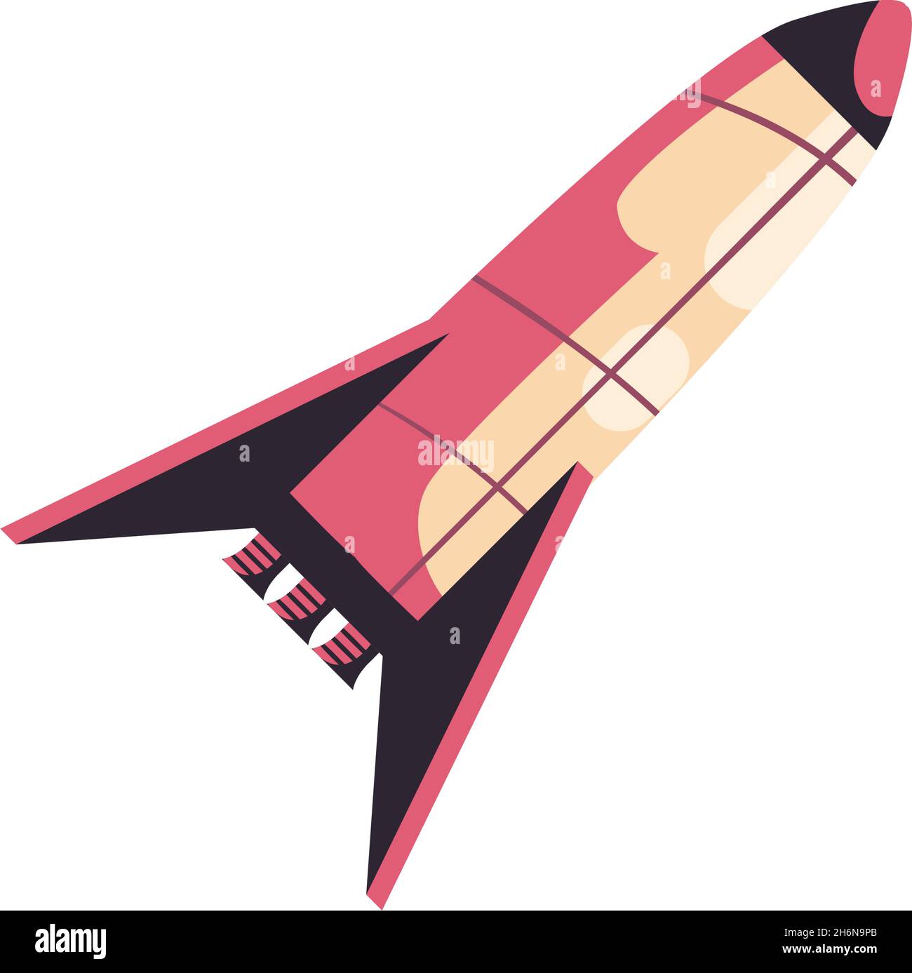 great spaceship design over white Stock Vector Image & Art - Alamy