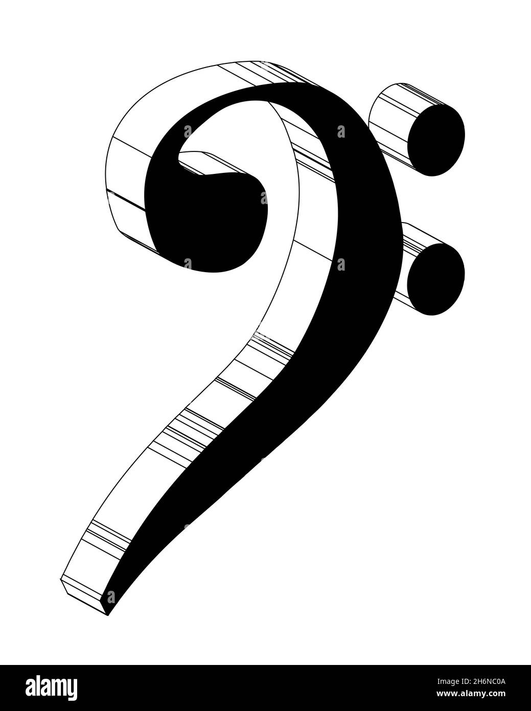 Bass Clef Background V2 Transposing From Bass Clef To Treble Clef