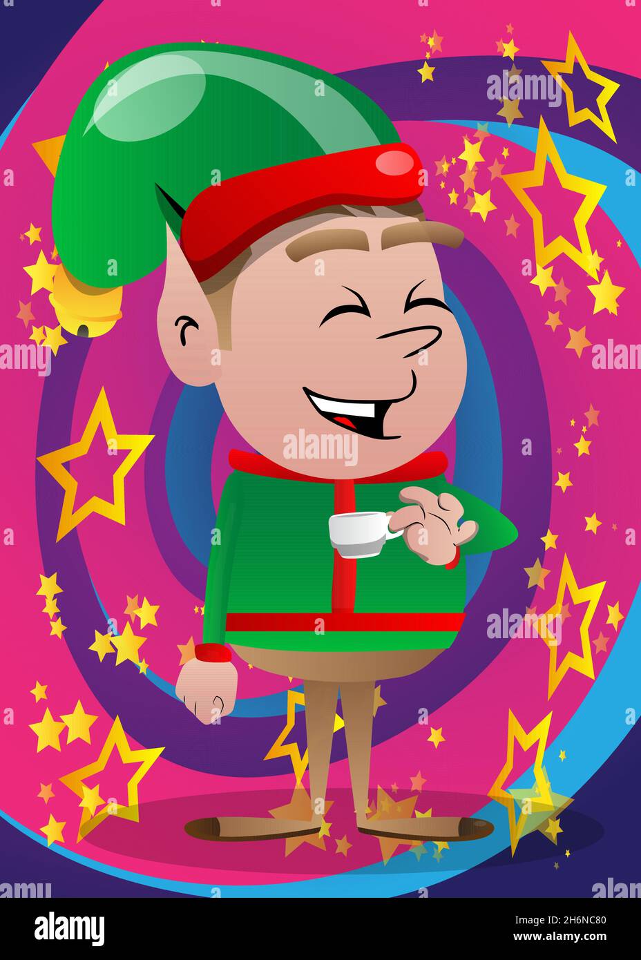 Drinking Elves Cartoon