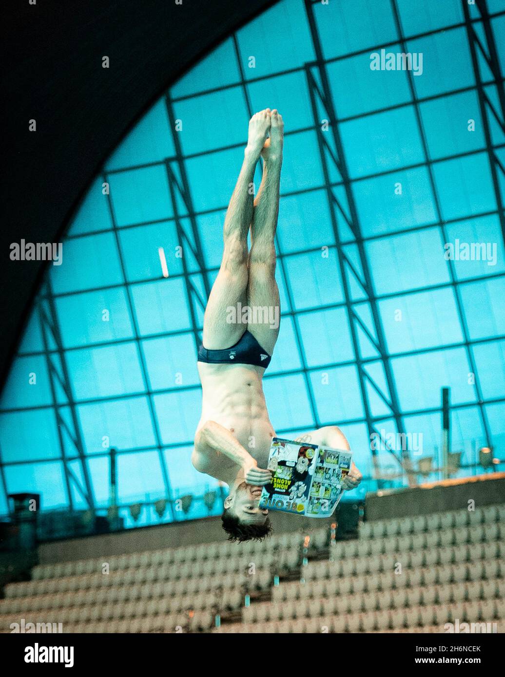 EDITORIAL USE ONLY Olympic diver and gold medallist, Matty Lee launches ...