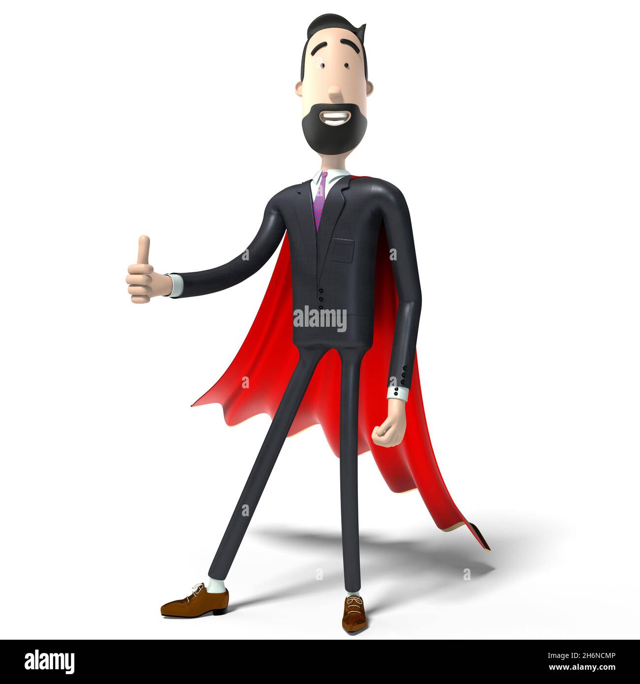 Courageous Person Cartoon