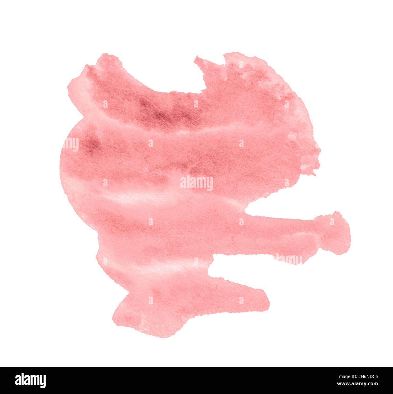 Abstract soft pink watercolor spot backdrop, background for creativity ...