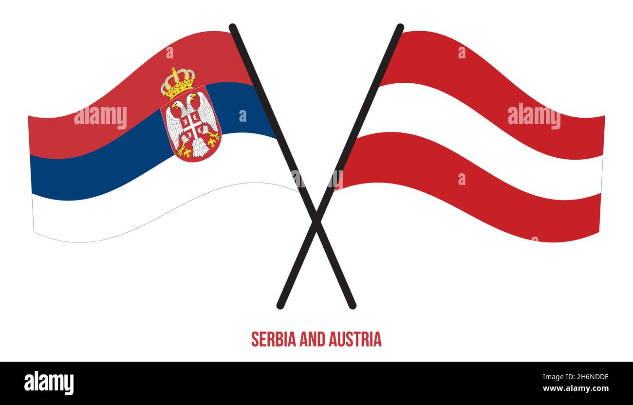 Austria serbia flag Stock Vector Images - Alamy
