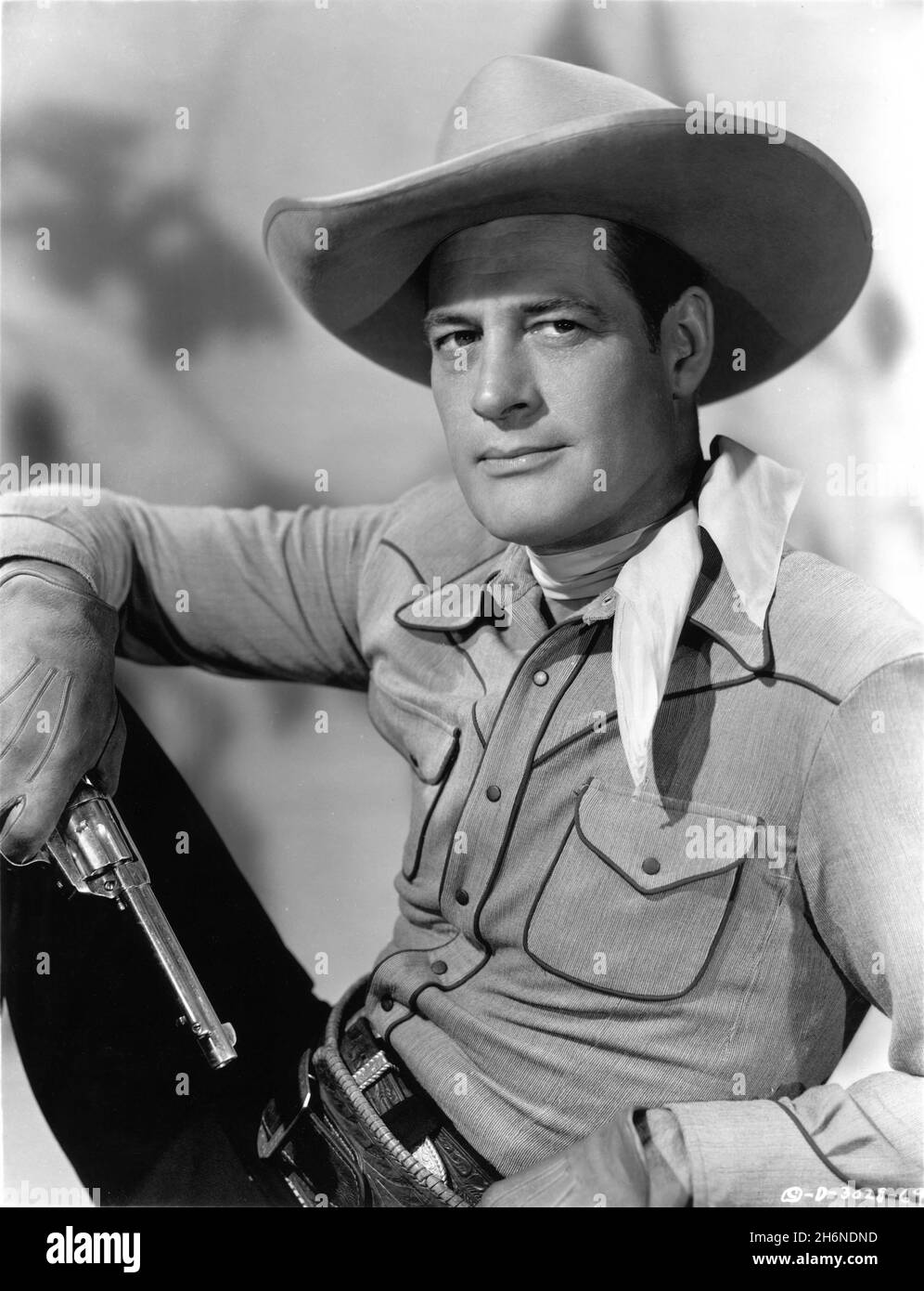 CHARLES STARRETT Cowboy Portrait as The Durango Kid in TWO-FISTED ...