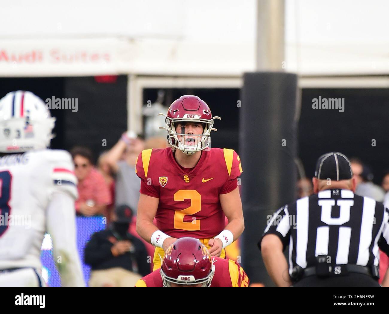 October 30, 2021 Los Angeles, CA...USC Trojans quarterback (2) Jaxson ...