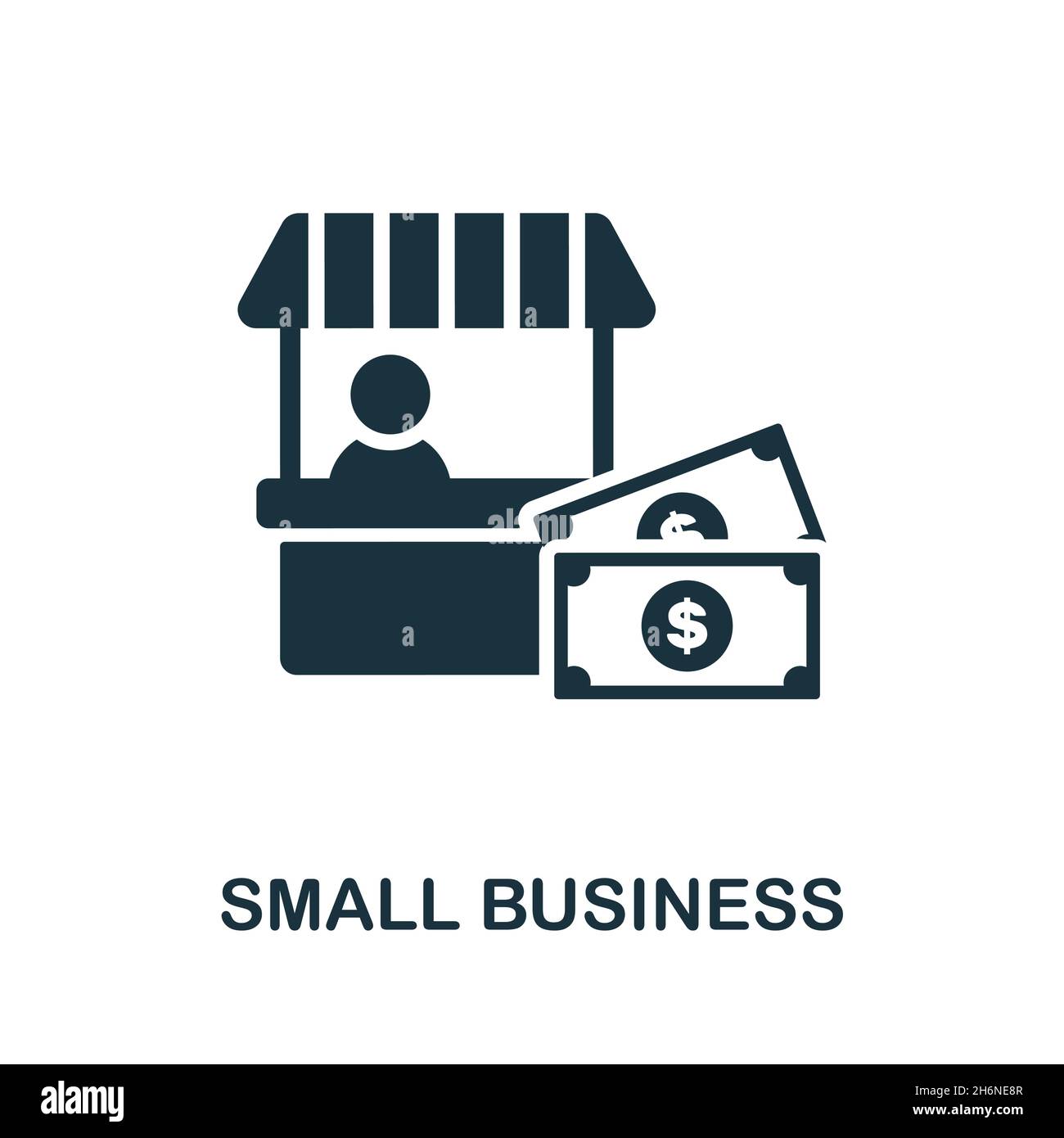 Stall small town Stock Vector Images - Alamy