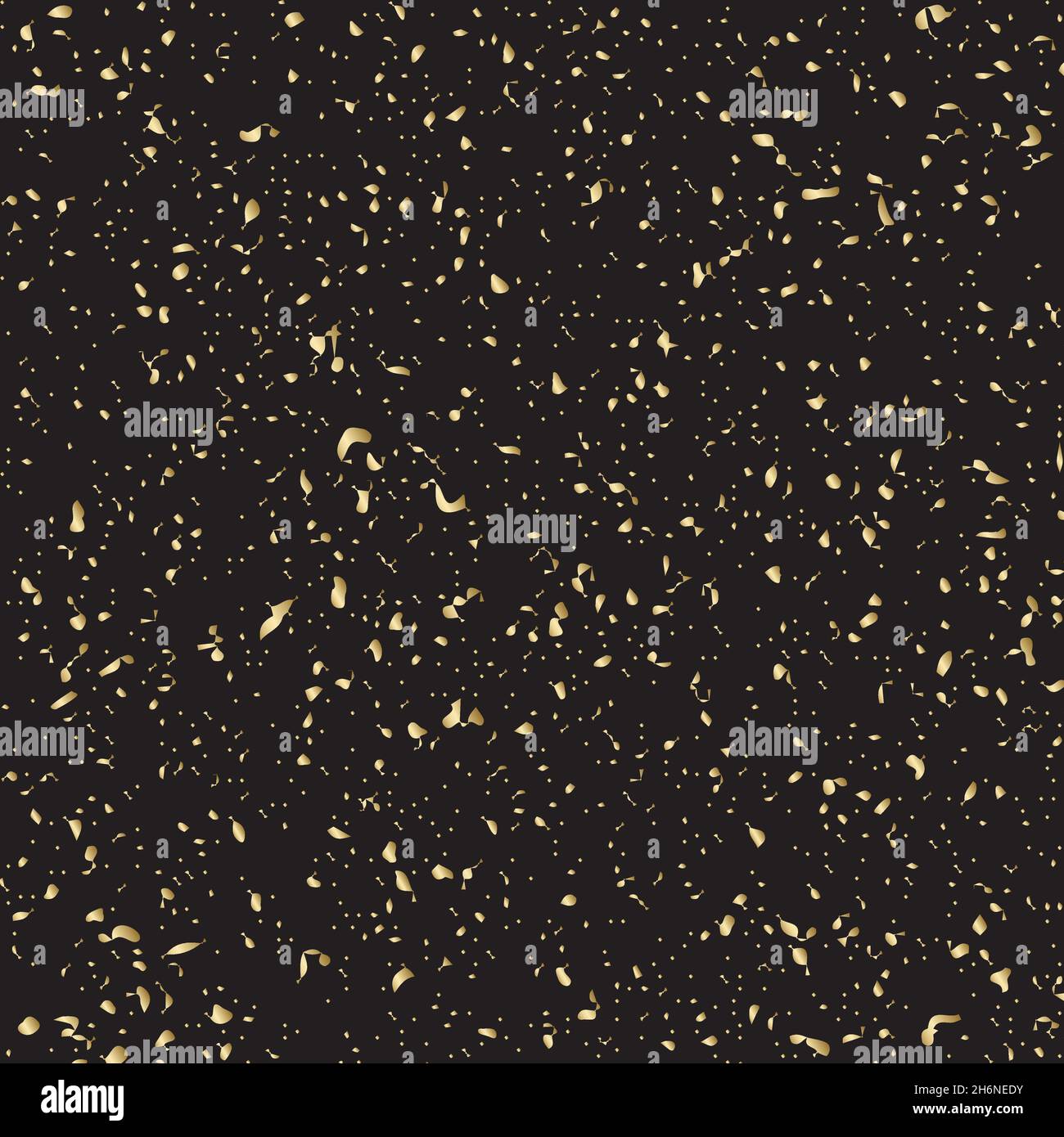 Vector background with gold particles foil. Gold glitter confetti Stock ...