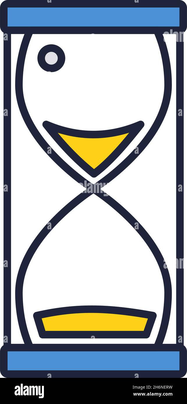 Hourglass icon time management and control vector Stock Vector Image ...