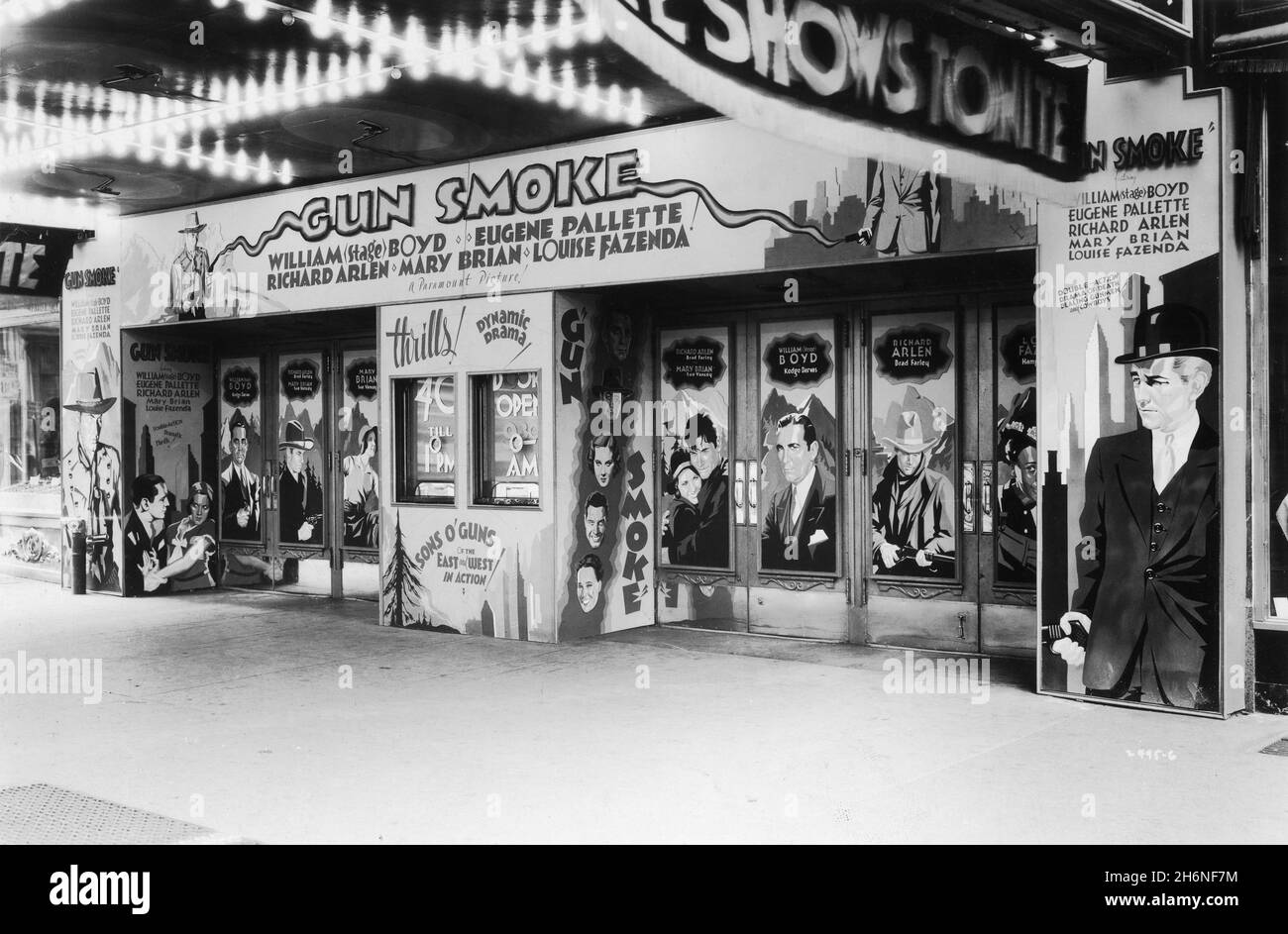 New York Movie Theatre Front and Ticket Office showing WILLIAM (STAGE ...