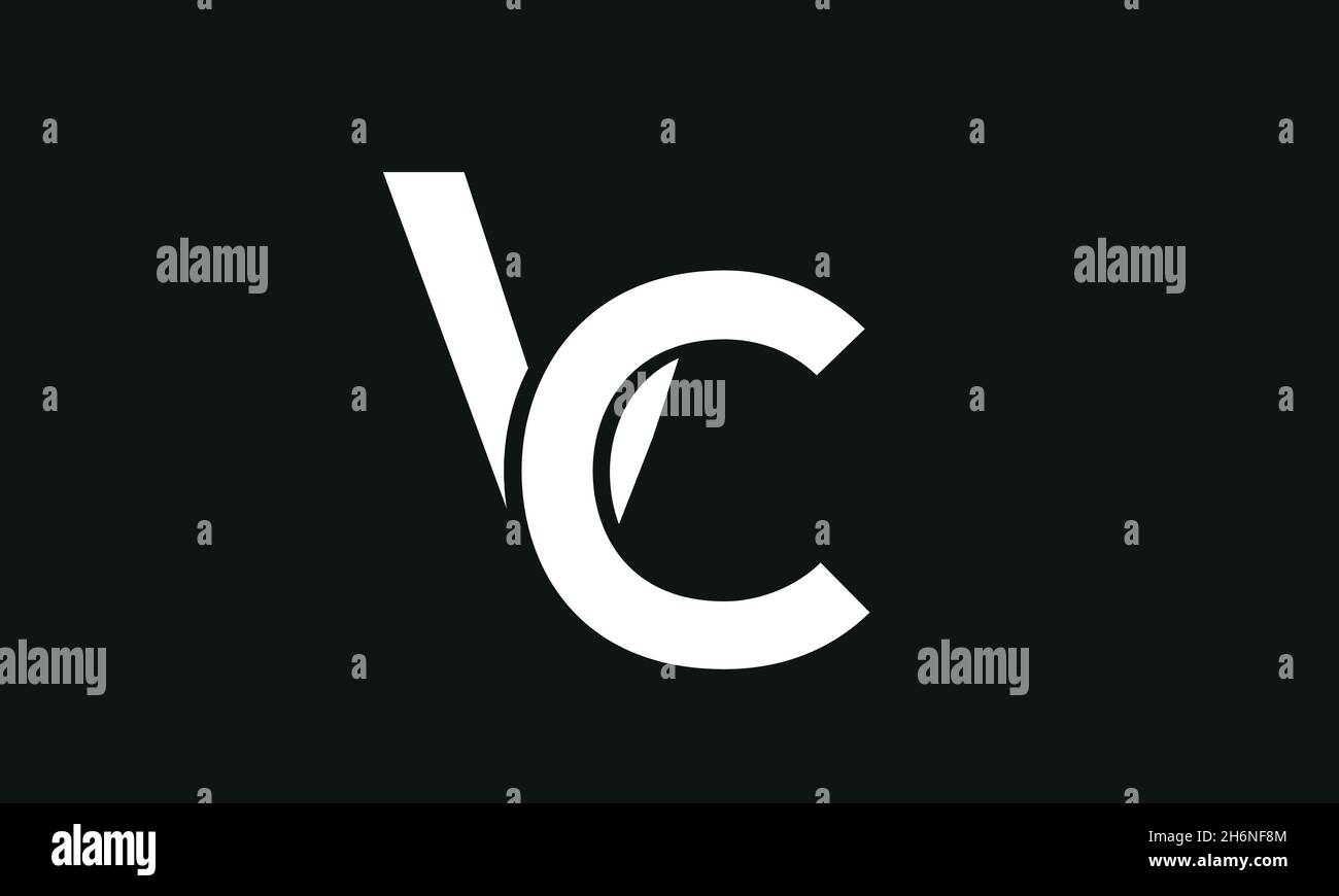 Bold letter logo VC or CV - Initial vector design - Premium Icon, Logo vector Stock Vector Image ...