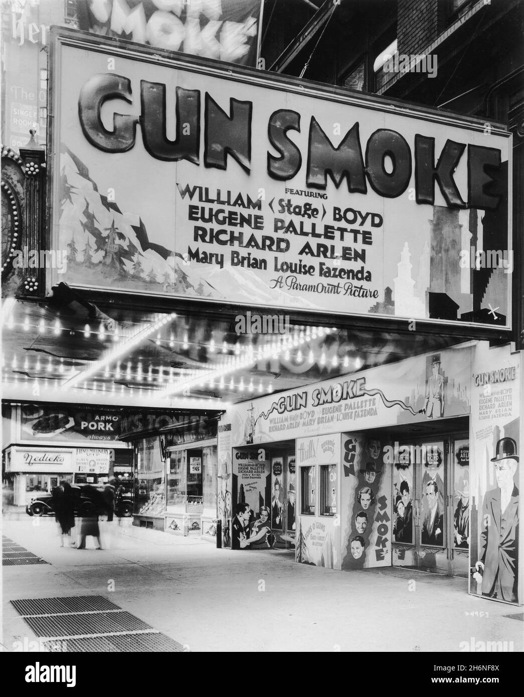 New York Movie Theatre Front and Ticket Office showing WILLIAM (STAGE ...