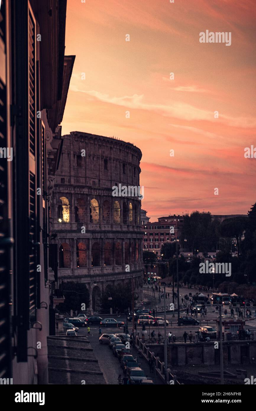 Colosseum unique view hi-res stock photography and images - Alamy