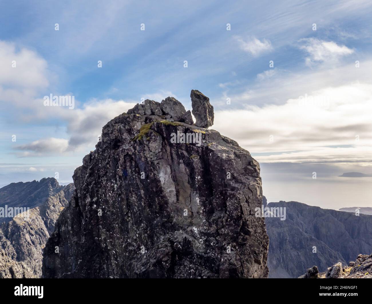 The Inaccessible Pinnalce on Sgurr Dearg on the Cuillin Ridge on the ...