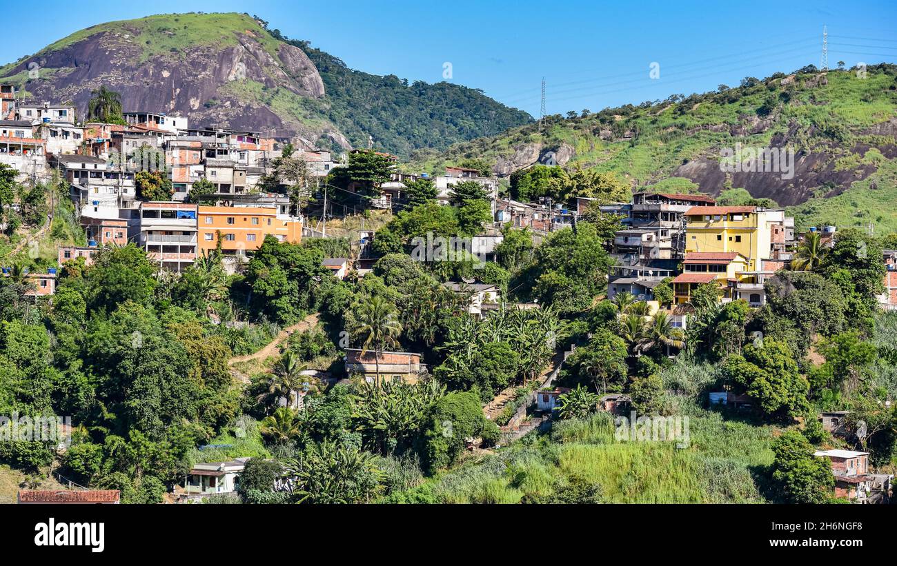 Photograph of low-income peripheral community popularly known as ...