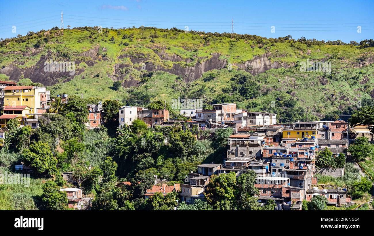 Photograph of low-income peripheral community popularly known as ...
