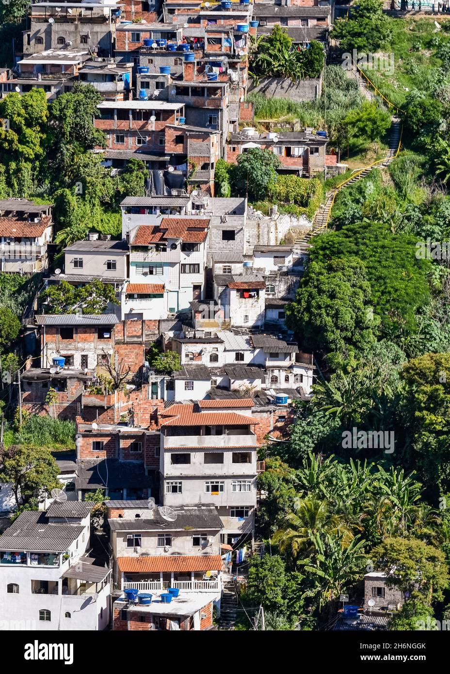 Photograph of low-income peripheral community popularly known as ...
