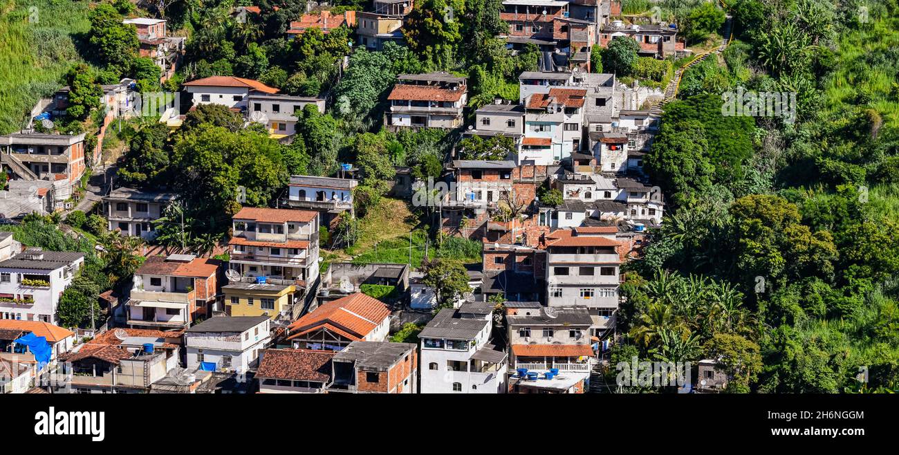 Photograph of low-income peripheral community popularly known as ...