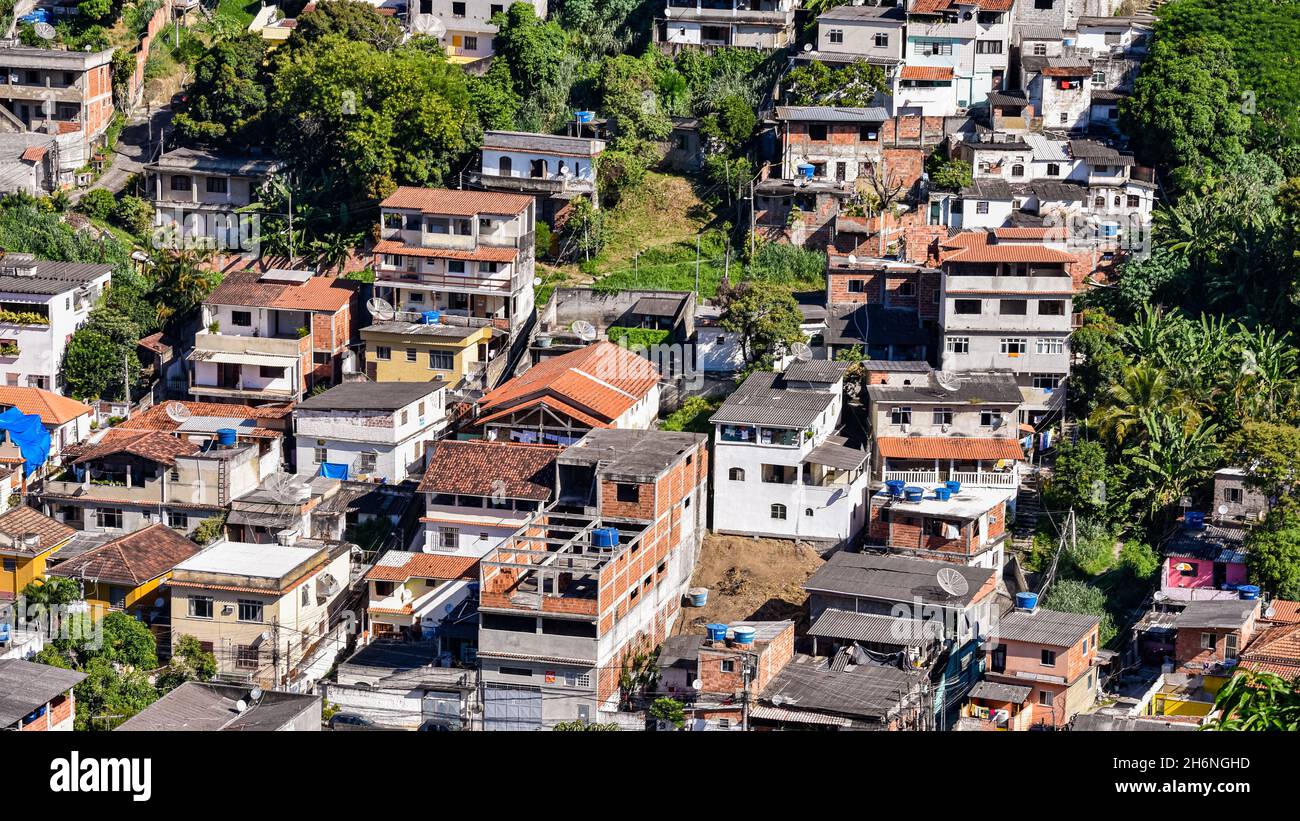 Photograph of low-income peripheral community popularly known as ...