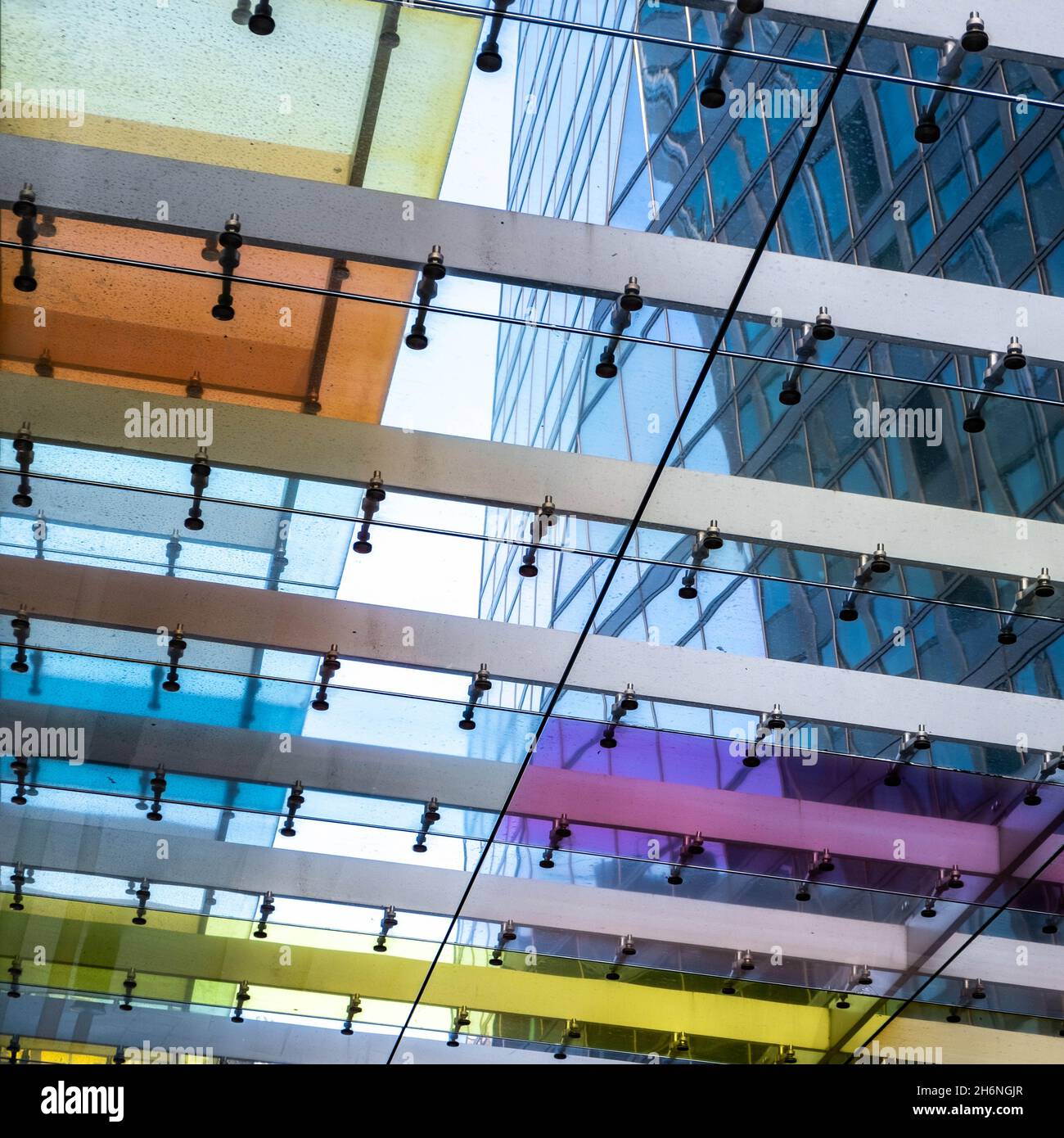 Victoria Westminster London England UK, November 7 2021, Glass Overhead ...