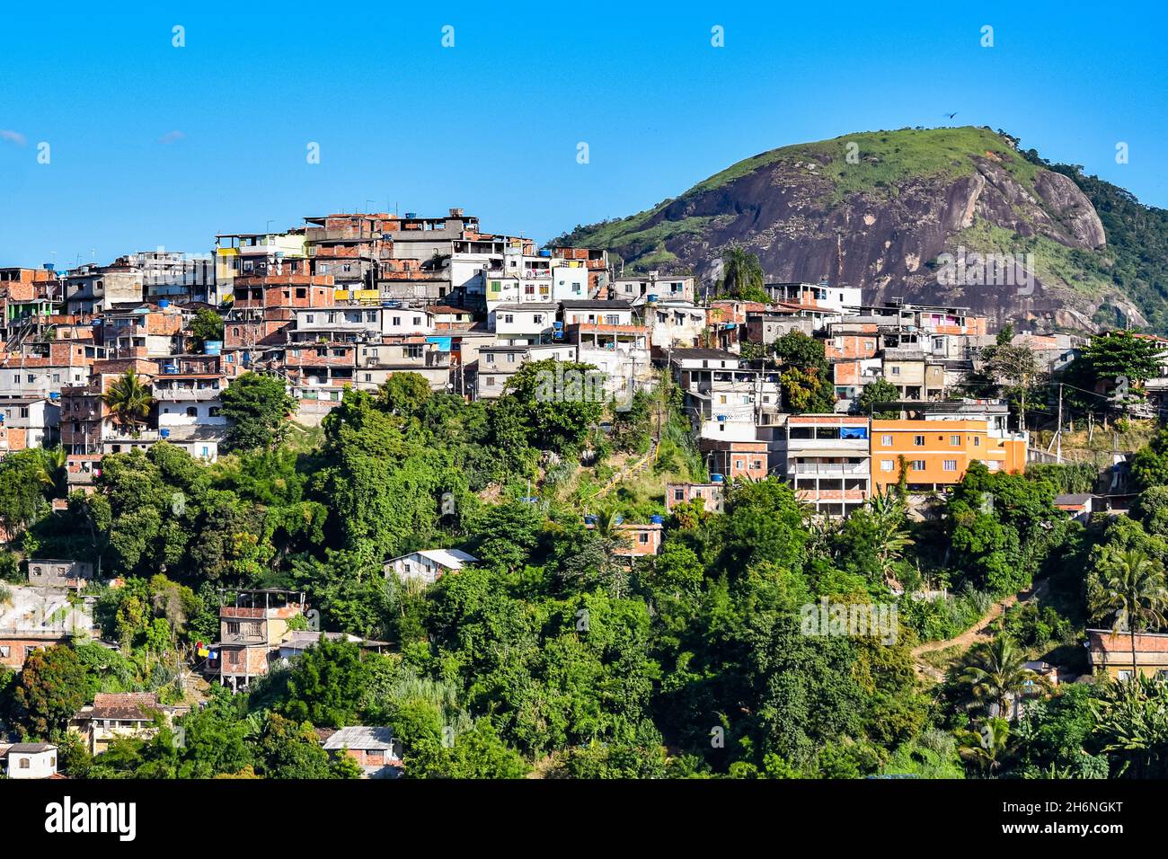 Photograph of low-income peripheral community popularly known as ...