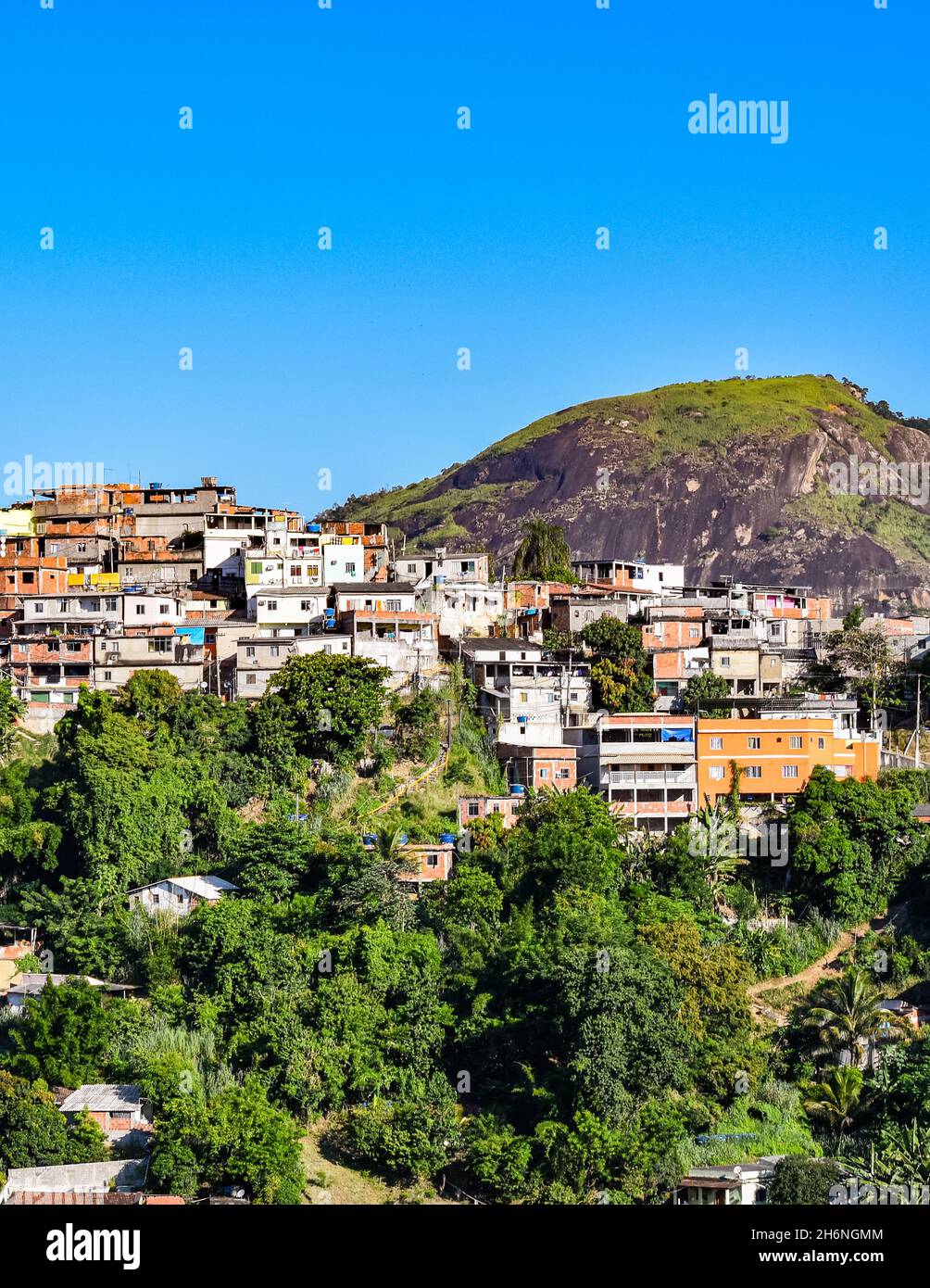 Photograph of low-income peripheral community popularly known as ...