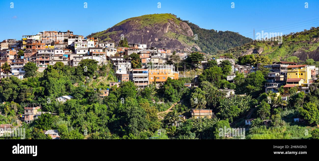 Photograph of low-income peripheral community popularly known as ...