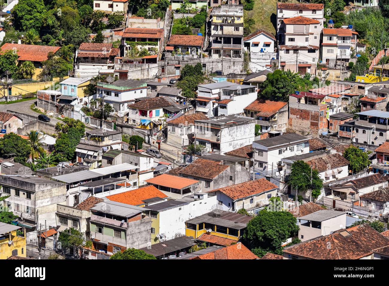 Photograph of low-income peripheral community popularly known as ...