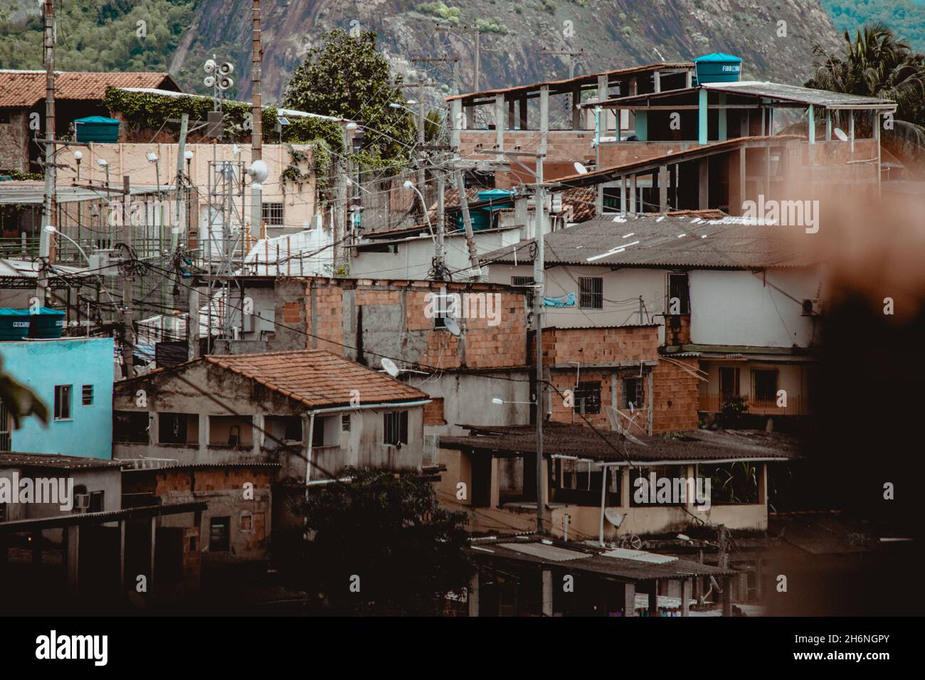 Photograph of low-income peripheral community popularly known as ...