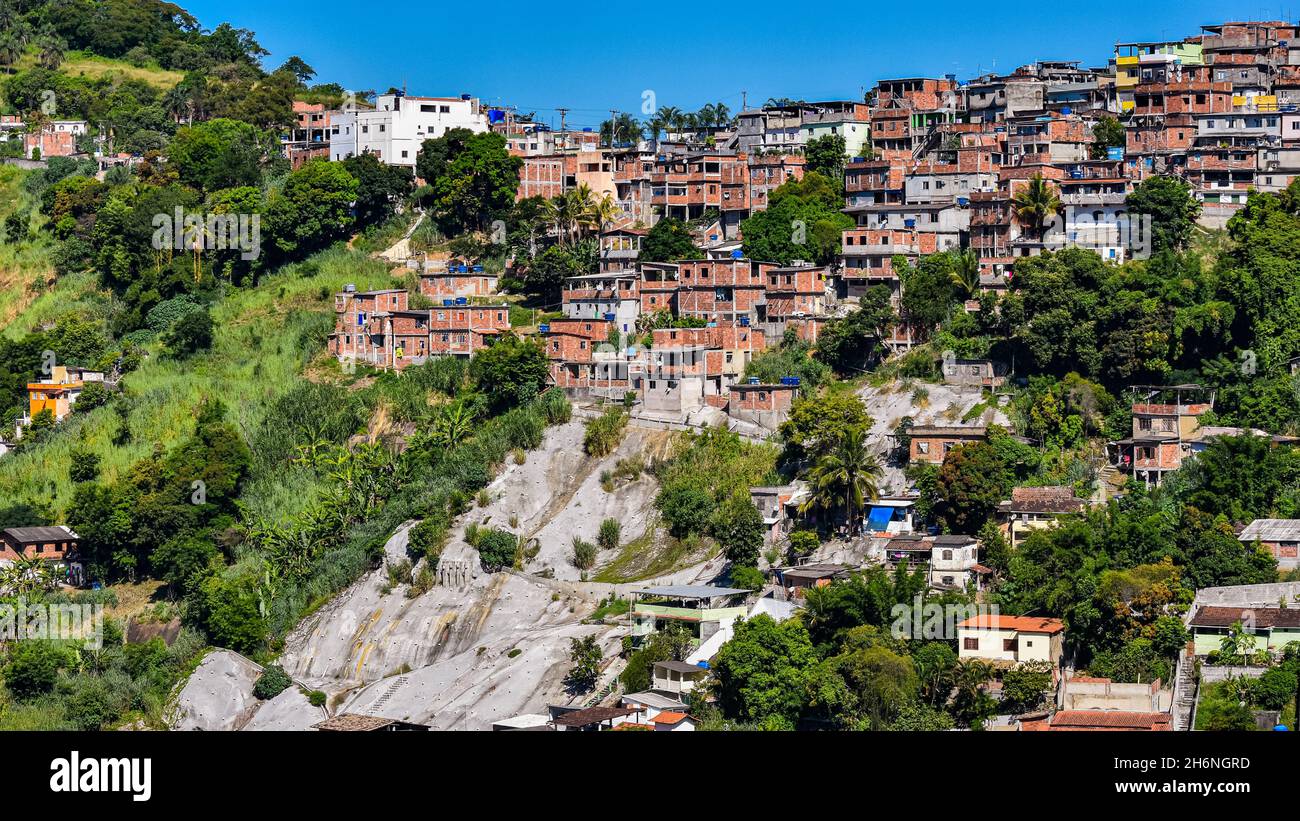 Photograph of low-income peripheral community popularly known as ...