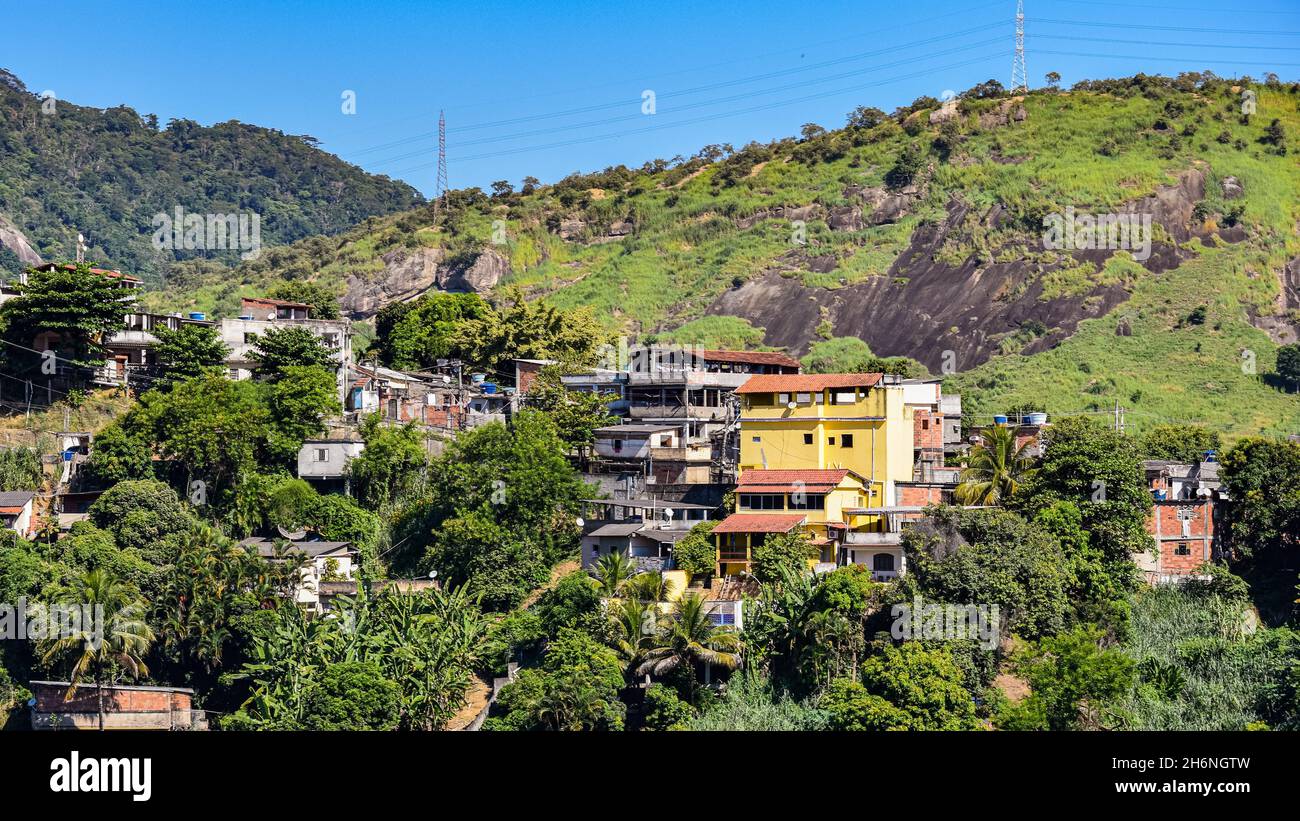 Photograph of low-income peripheral community popularly known as ...