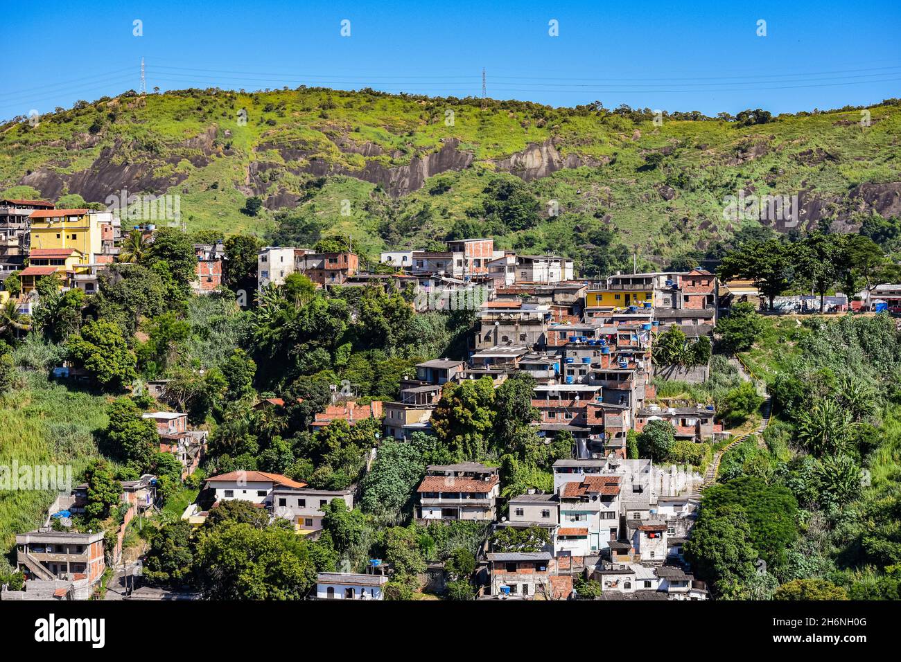 Photograph of low-income peripheral community popularly known as ...