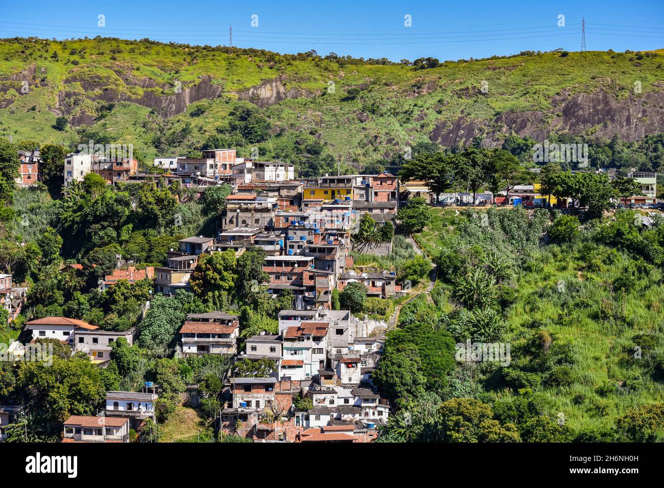 Photograph of low-income peripheral community popularly known as ...