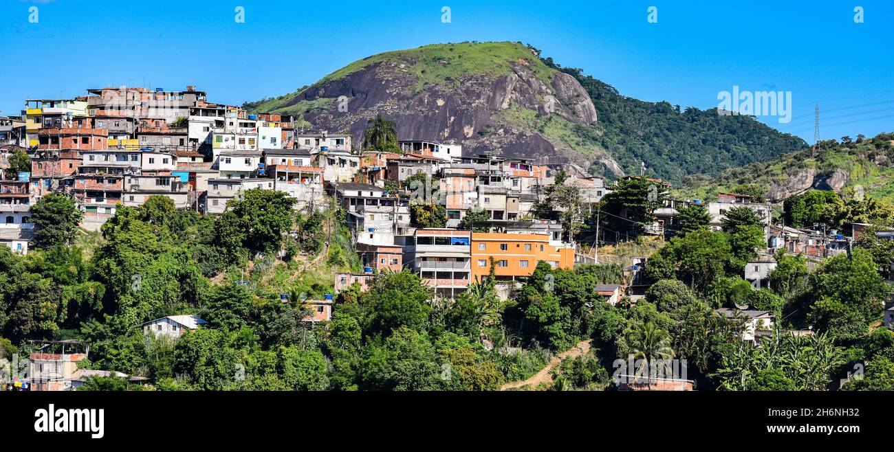 Photograph of low-income peripheral community popularly known as ...