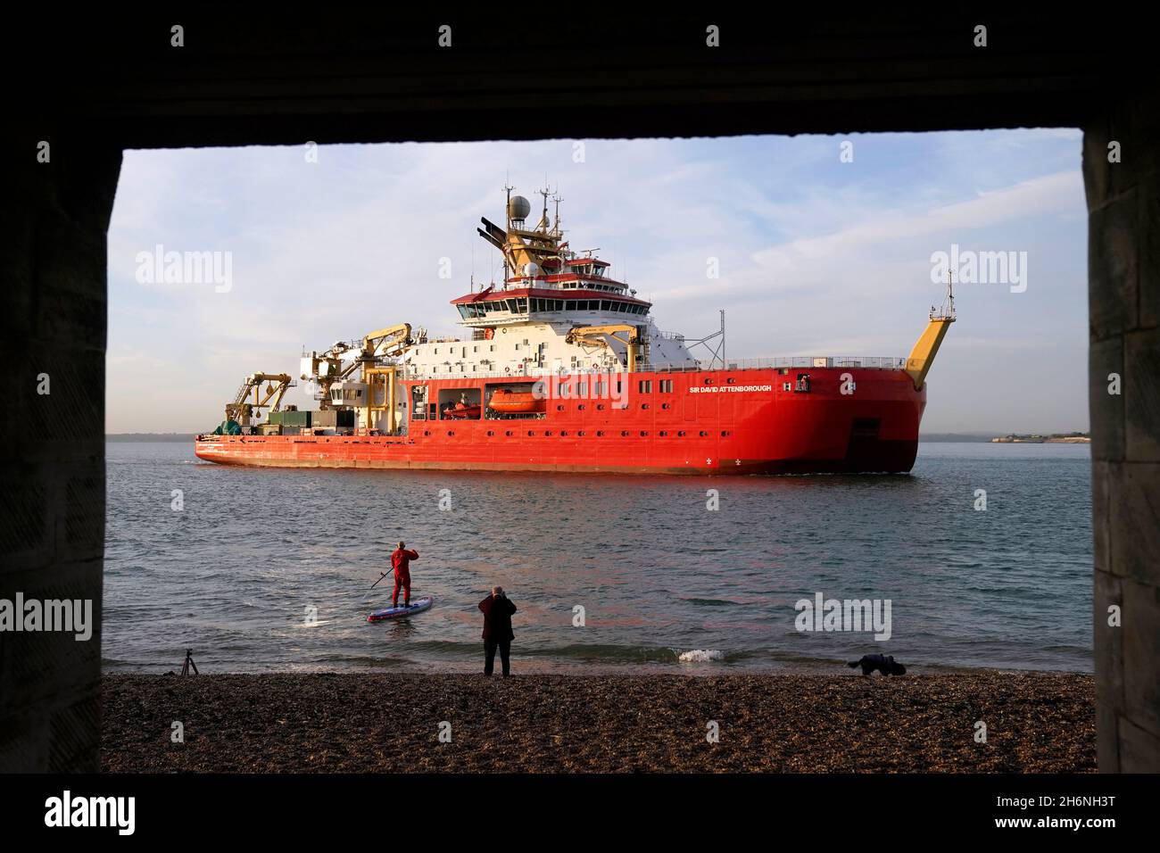 The RRS Sir David Attenborough, the UK's most advanced polar research ...