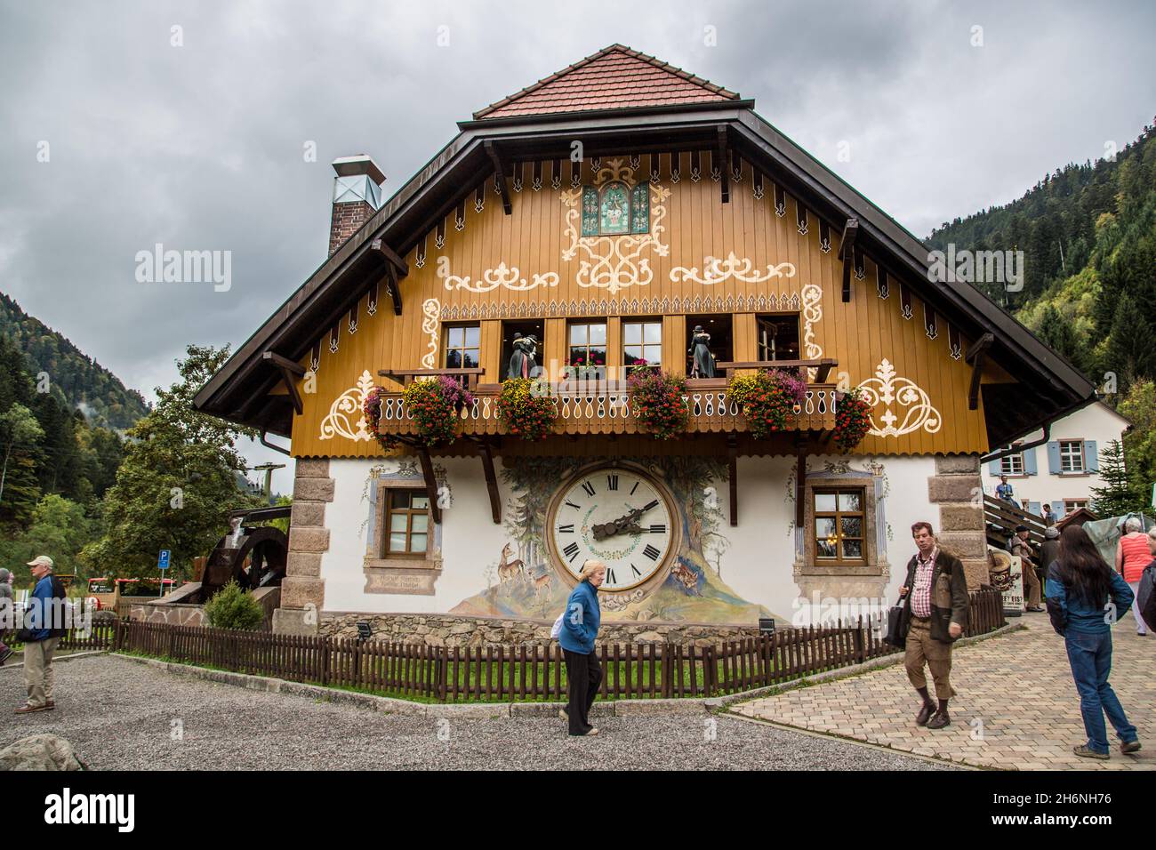 Cuckoo Clock House Stock Photo - Alamy