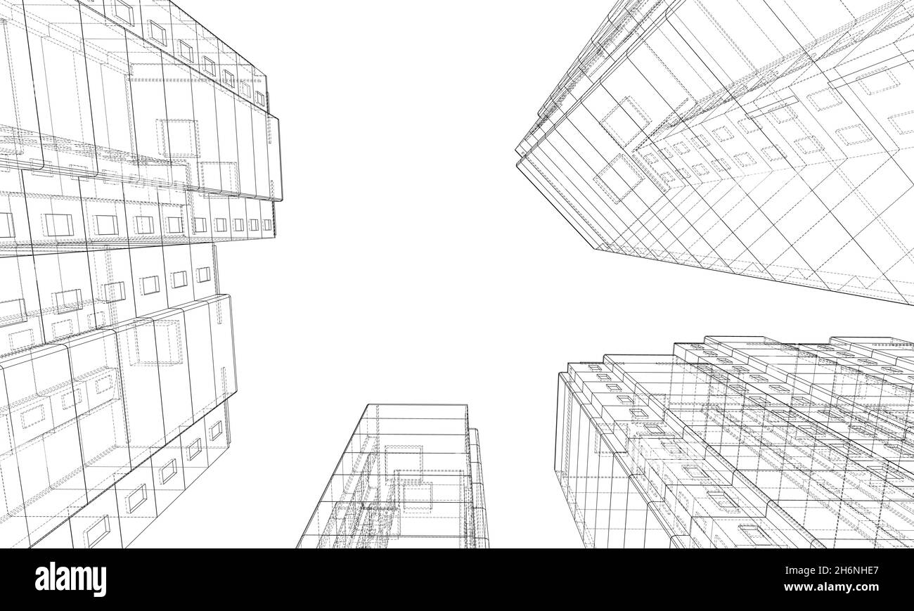 Multi storey building office Black and White Stock Photos & Images - Alamy