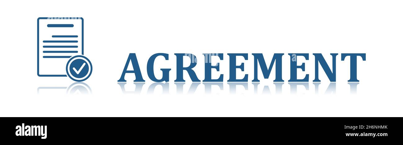 Illustration of an agreement concept Stock Photo - Alamy