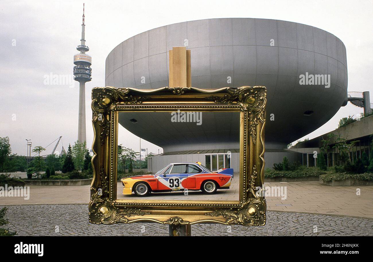 1975 BMW 3.0 CSL painted by Alexander Calder part of the BMW Art cars ...